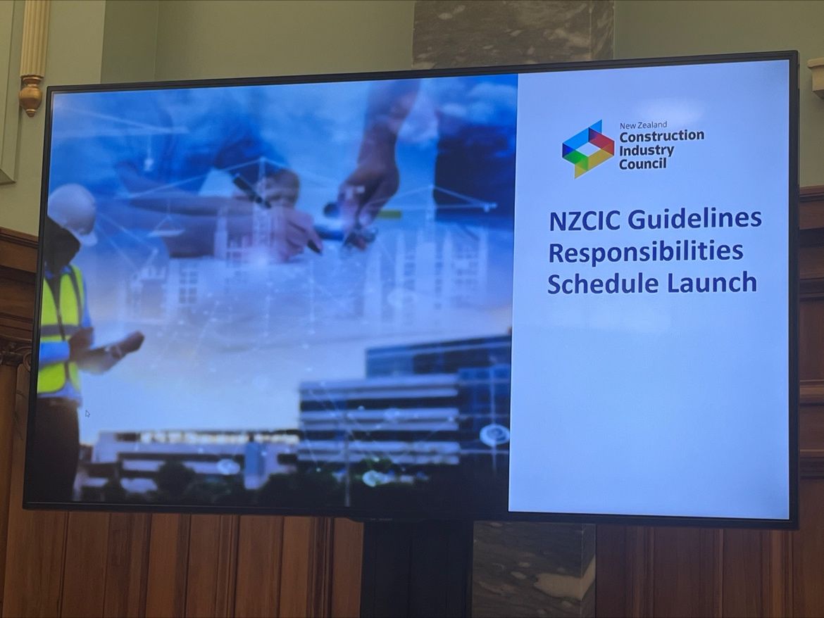 NZCIC Guidelines Responsibility Schedule Goes Digital - Masterspec