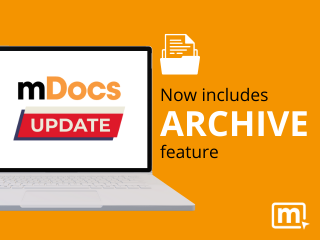 New mDocs ARCHIVE Feature - Masterspec